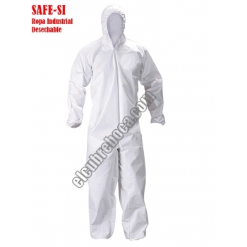 OVEROL DESECHABLE CON CAPUCHA PROTEX TALLA XL - SAFE-SI Ropa Industrial ...