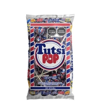 Tutsi Pop Paletas sabor cereza c/24Pzs - Mi Dulce México Dulcerias ...