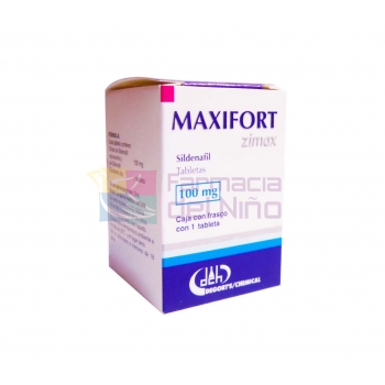MAXIFORT ZIMAX 100MG 1 TAB - Farmacia Del Niño - PHARMACY ONLINE IN ...