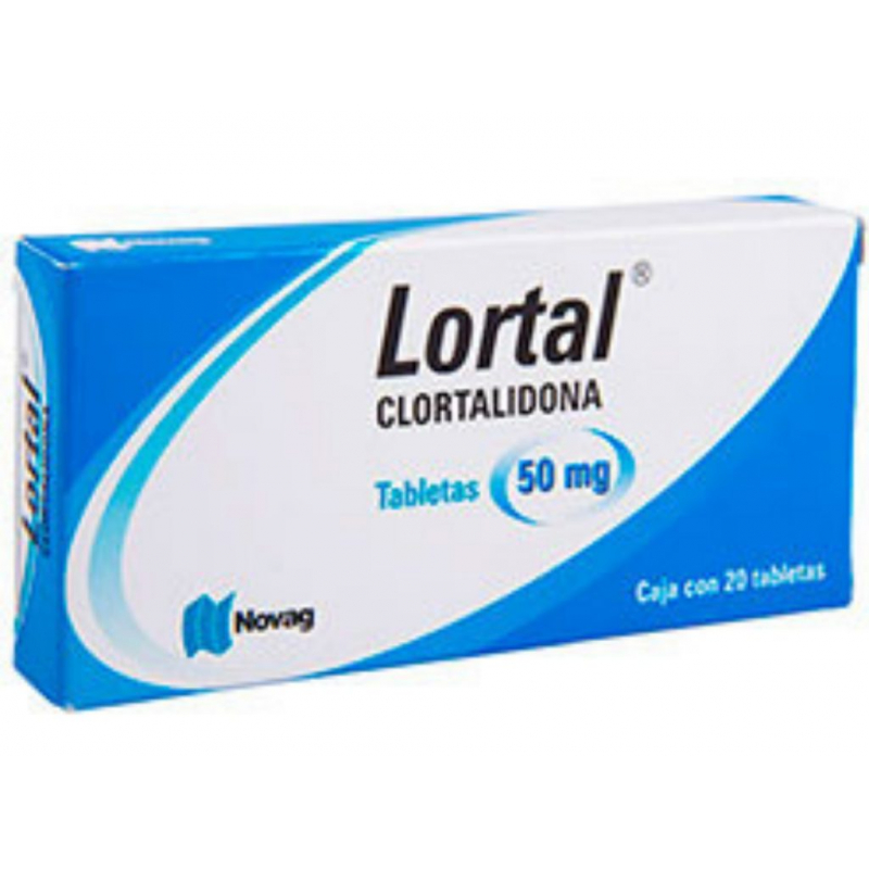 LORTAL (CLORTALIDONA) 50MG 20 TABLETAS - MEXIPHARMACY - FARMACIA ONLINE ...