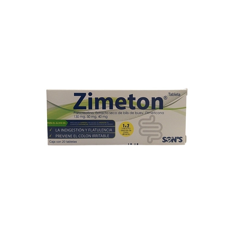 ZIMETON 130MG/50MG/40MG 20 TABLETAS - MEXIPHARMACY - FARMACIA ONLINE EN ...