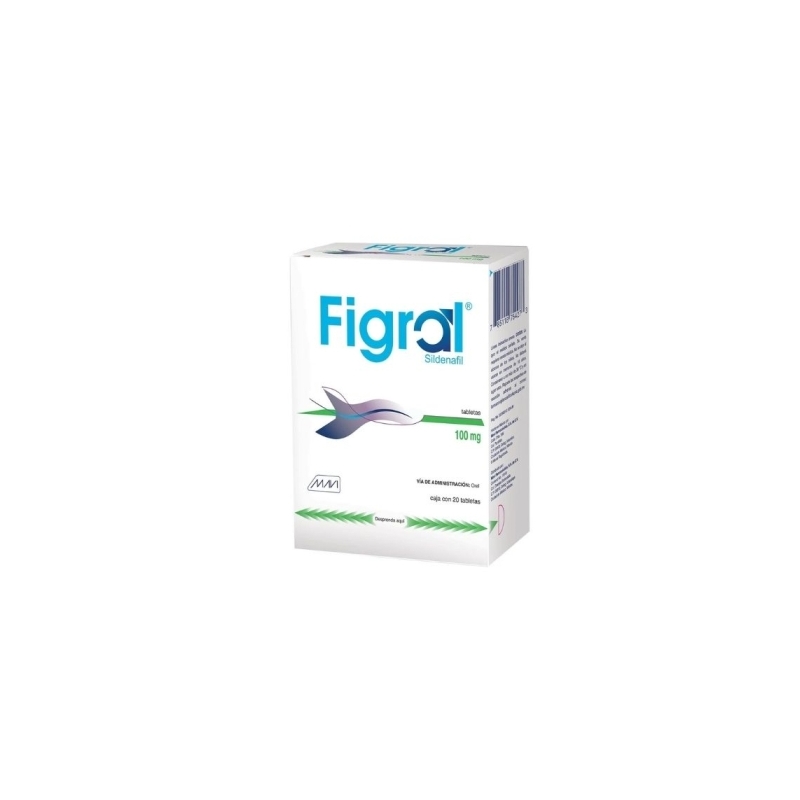 FIGRAL (SILDENAFIL) 100MG 20 TABLETAS - MEXIPHARMACY - FARMACIA ONLINE ...