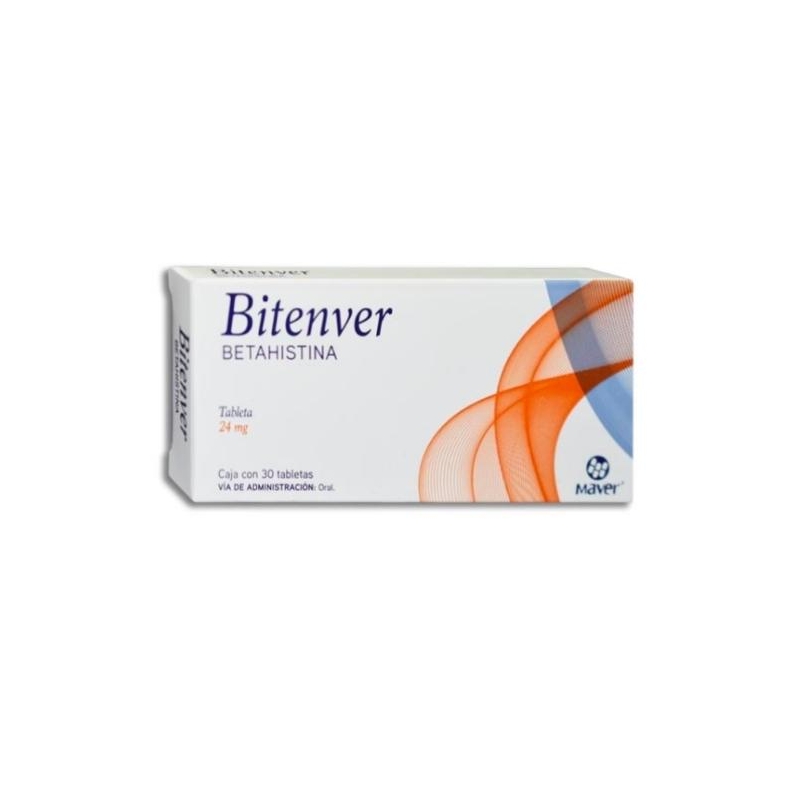 BITENVER (BETAHISTINA) 30TAB 24MG - MEXIPHARMACY - FARMACIA ONLINE EN ...