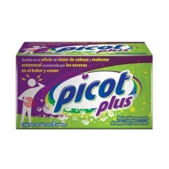 PICOT PLUS (ACETYLSALICILIC ACID, CITRIC ACID, TARTARIC ACID, SODIUM ...
