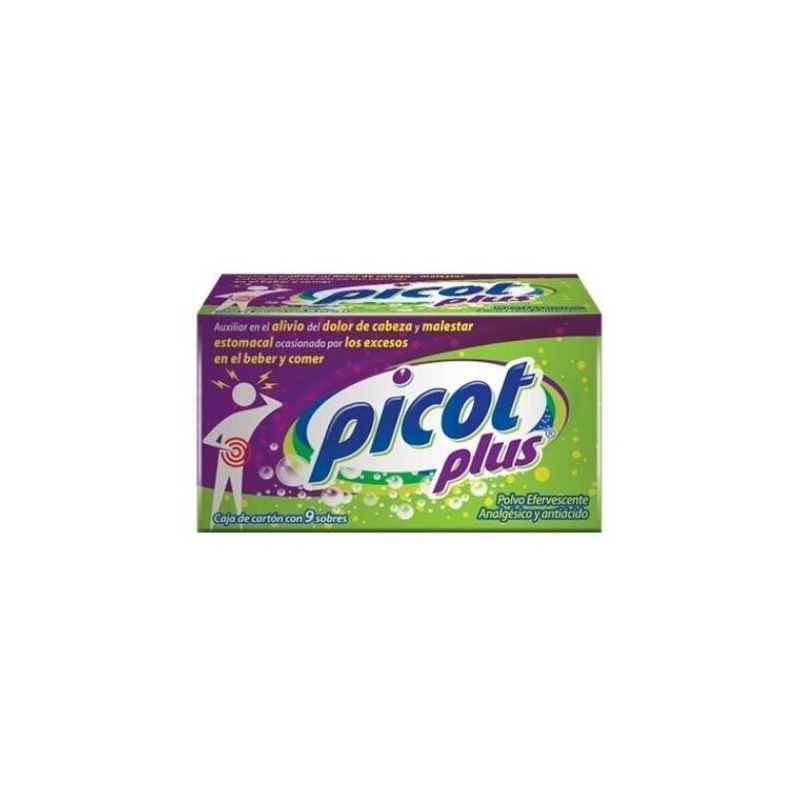 PICOT PLUS (ACETYLSALICILIC ACID, CITRIC ACID, TARTARIC ACID, SODIUM ...