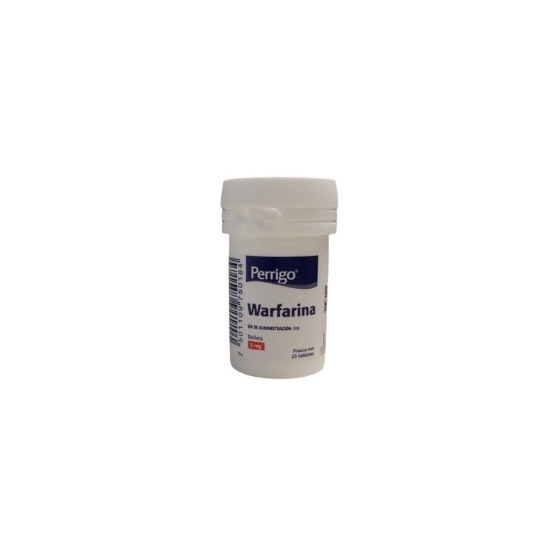 WARFARINA (WARFARIN SODICA) 5MG 25 TABLETS - MEXIPHARMACY - PHARMACY ...