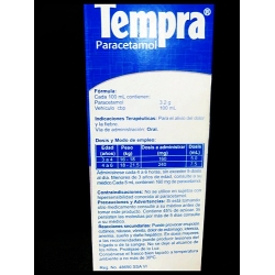 TEMPRA (PARACETAMOL) 120ML *THIS PRODUCT IS ONLY AVAILABLE IN MEXICO ...