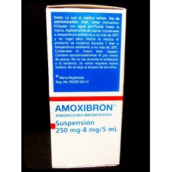AMOXIBRON SUSP 250MG (AMOXICILINA / BROMHEXINA) 75ML POLVO ...