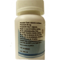 FELDENE (PIROXICAM) 20MG 100TAB - MEXIPHARMACY - PHARMACY ONLINE IN ...