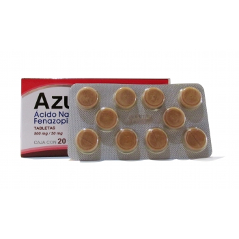 AZURON (ACIDO NALIDIXICO / FENAZOPIRIDINA) 20 TAB - MEXIPHARMACY ...