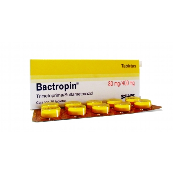 BACTROPIN (Trimetoprima/Sulfametoxazol) 80mg/400mg 20 tabletas ...