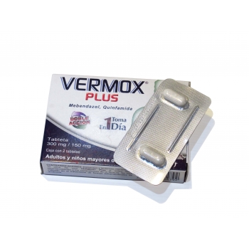 VERMOX PLUS 300/150 MG 2 TABS - MEXIPHARMACY - PHARMACY ONLINE IN ...
