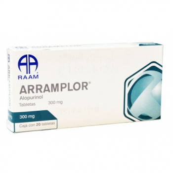 ARRAMPLOR (Alopurinol) 300 mg 20 TABLETAS - MEXIPHARMACY - PHARMACY ...