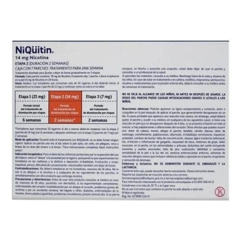 NIQÜITIN (NICOTINE) 14MG 7 PATCHES - MEXIPHARMACY - PHARMACY ONLINE IN ...