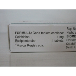 SIXOL (COLCHICINA) 1 MG 30TAB - MEXIPHARMACY - FARMACIA ONLINE EN ...